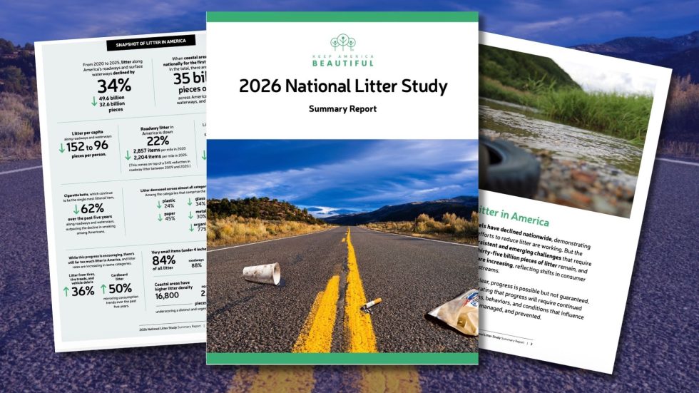 New Study Shows Litter Declining Across America – Down 34% Since 2020 ...
